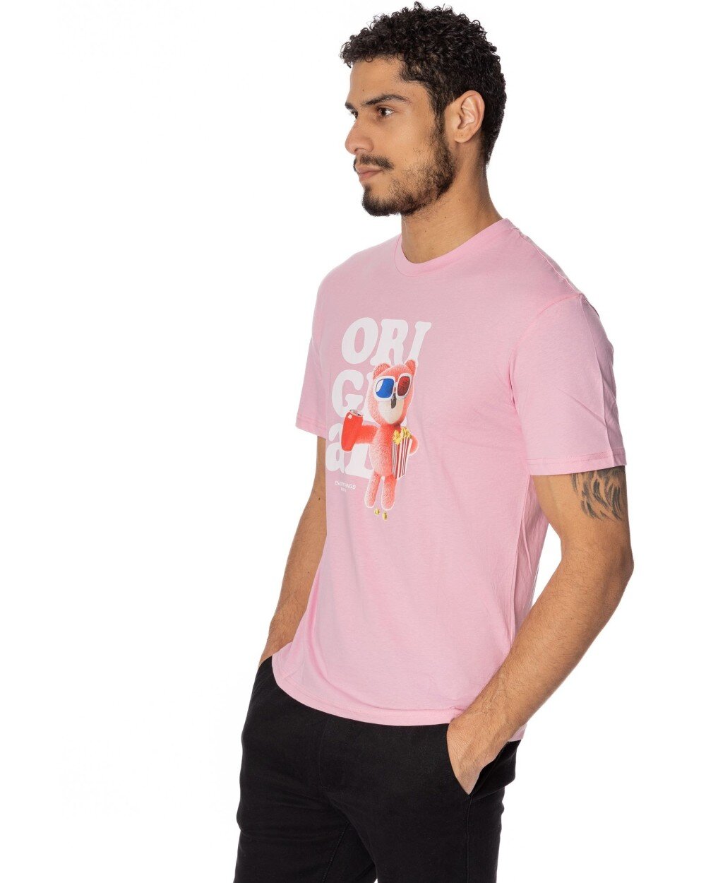 T-shirt Jack n Jones ροζ