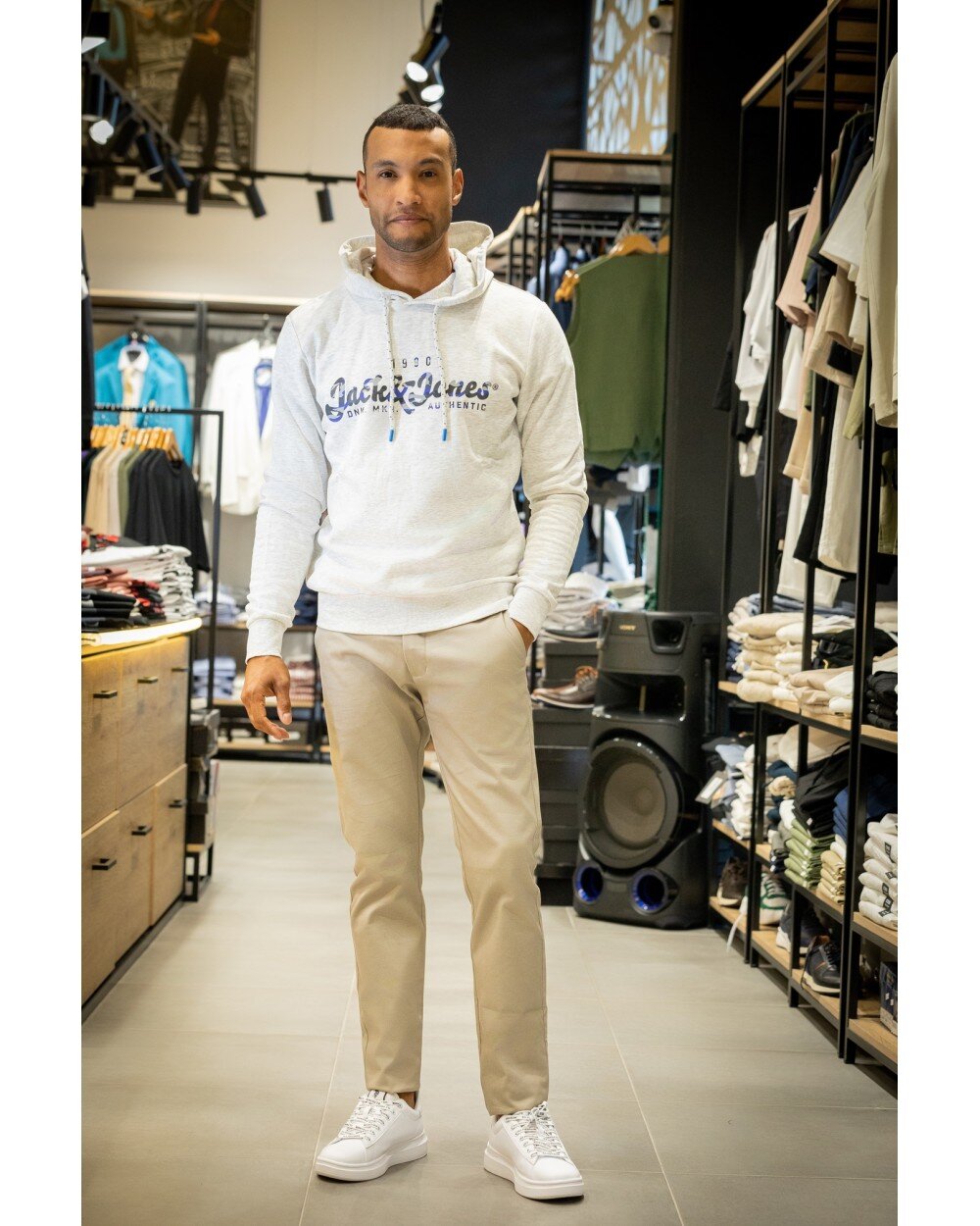 Φούτερ Jack n Jones γκρι