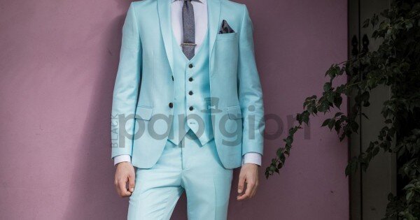 Κοστούμι Fabio Franco τιρκουάζ